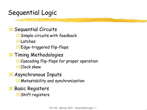 PPT Sequential Logic PowerPoint Presentation Free Download ID