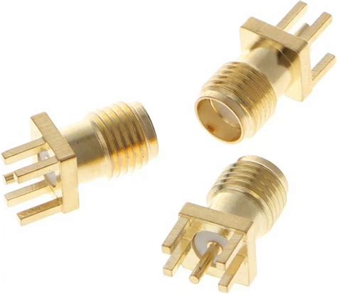 1 6mm Straight Sma Female Solder Edge Space Pcb Mount Brass At ₹ 11 5