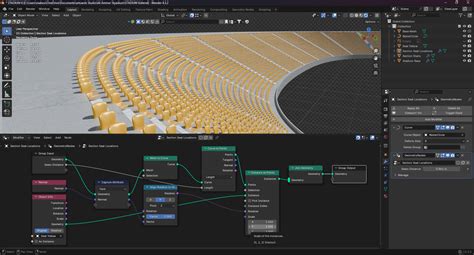 Blender 43 Geometry Nodes Seat Instances Not Aligning Properly Modeling Blender Artists