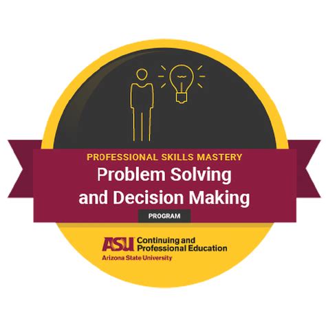 professional skills mastery problem solving and decision making credly