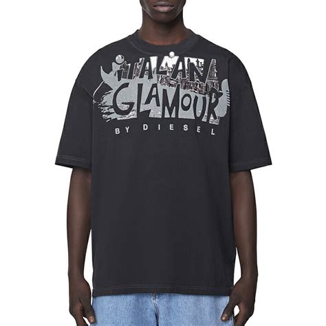 【楽天市場】 Diesel ディーゼル メンズ エンボス加工プリント リラックスフィット 半袖tシャツ カットソー【t Wash D3