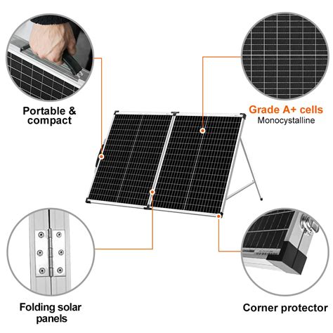 Dokio Panneau solaire pliable et régulateur 100W 200W Test et Avis