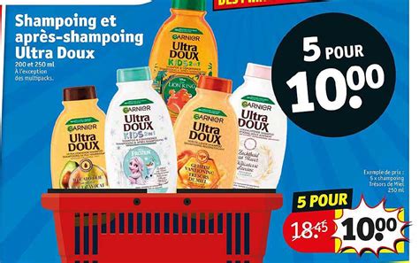 Promo Shampoing Et Après Shampoing Ultra Doux Chez Kruidvat Icataloguefr