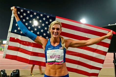 Us Olympic Heptathlete Annie Kunz In Photos