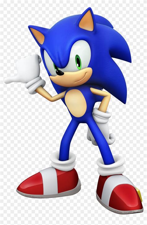 Sonic Pointing To His Right While Sonic The Hedgehog Pointing Free