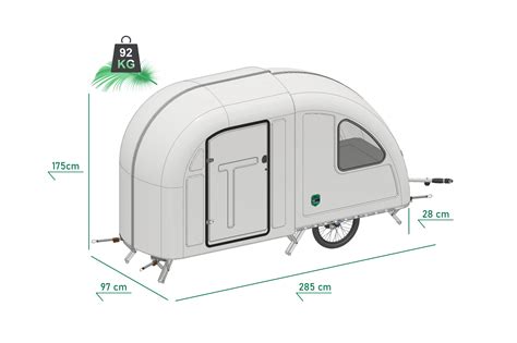 Wide Path Camper Bicycle Camper White Widepathcamper