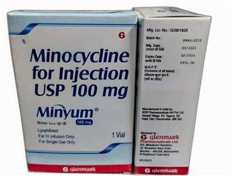 Minyum 100mg Injection At Rs 1400box Minocycline In Bengaluru Id