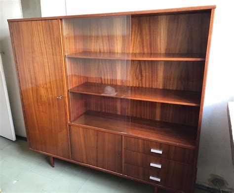 Biblioteczka Regał PRL lata 70 SUPER STAN 8563597385 oficjalne archiwum Allegro