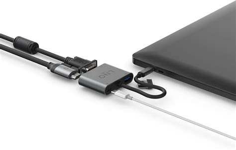 Linq Grey In USB C Multiport Hub