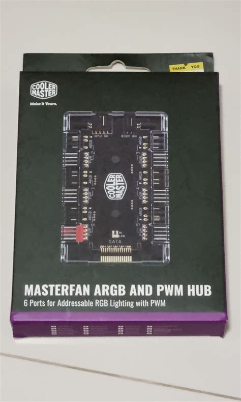 Cooler Master Masterfan ARGB PWM Hub Computers Tech Parts Accessories Computer Parts On
