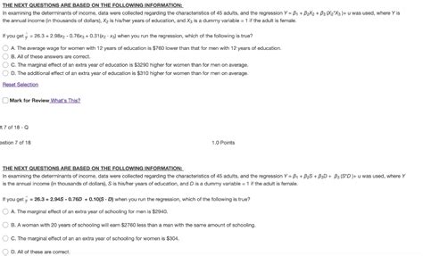 Solved THE NEXT QUESTIONS ARE BASED ON THE FOLLOWING Chegg Com