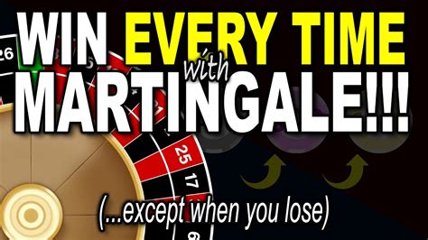 GUARANTEED WINS With MARTINGALE Except When You Lose YouTube