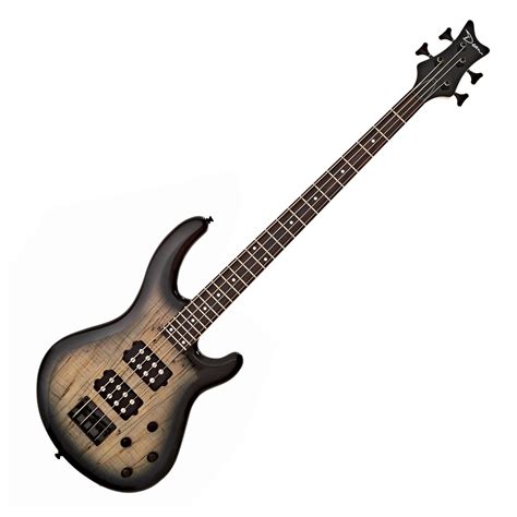 Dean Edge 2 Spalt Maple Bass Guitar Charcoal Burst Gear4music