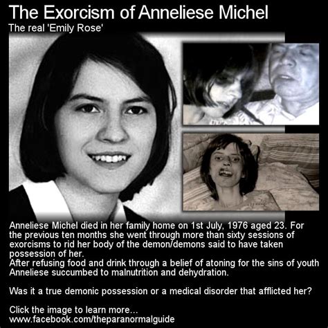 Paranormal Around The Exorcism Of Anneliese Michel