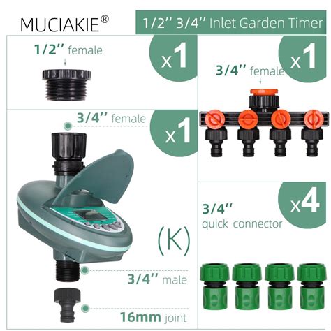 Intelligence Programmable Water Timer Irrigation A Grandado