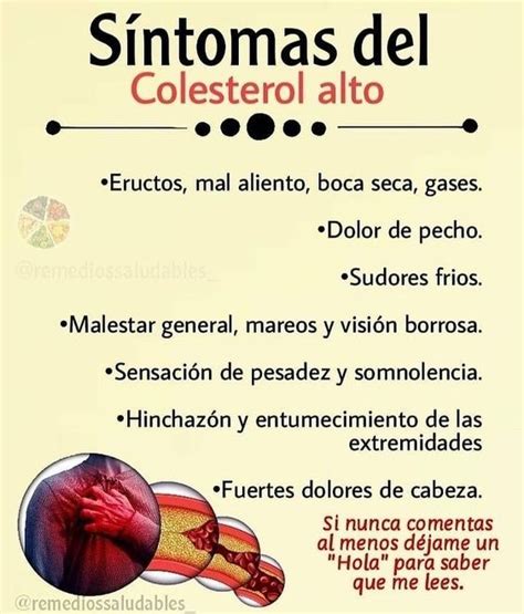 Sintomas Del Colesterol Alto