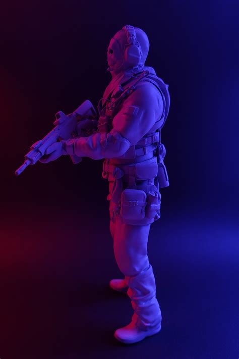 Simon Ghost Riley Desert Rat Softened Surface Call Of Duty Mw Ii