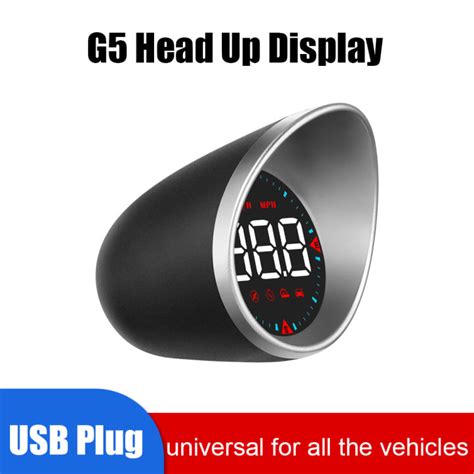 Universal Auto Accessories Speedometer Rpm Mph G5 Led Backlight Digital