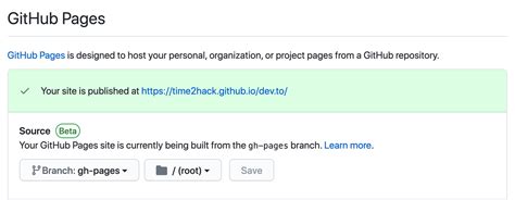 AutoPublish On GitHub Pages With Github Actions Time To Hack