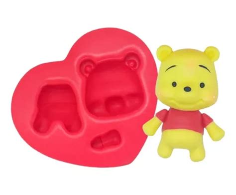 Molde De Silicone Ursinho Pooh Faby Rodrigues MercadoLivre