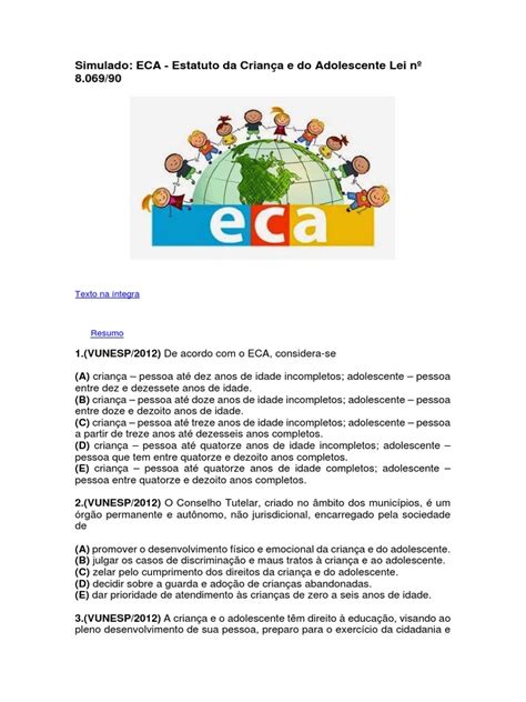 Provas E Gabaritos Do Conselho Tutelar Pdf Adolescência Escolas