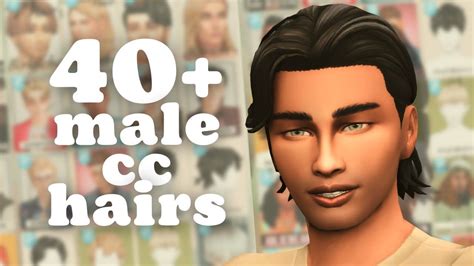 The Sims 4 Male Hairs Cc Haul Cc List Sims 4 Hair Male Mens Hairstyles Sims