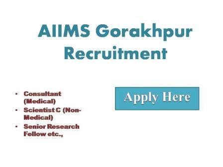 AIIMS Gorakhpur Recruitment