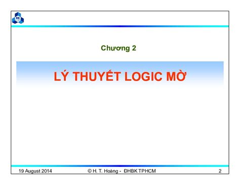 Pdf Điều Khiển Thông Minh Đh Bách Khoa Hcm Huỳnh Thái Hoàng