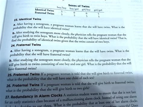 SOLVED Sexcs Of Twins Bo Loy Identical Twins Eir Eul Ly Gir Girl Fraternal Twins