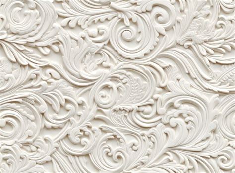 Premium Photo Gypsum Patterns Of White Flowers Gypsum Background Floral Pattern Seamless