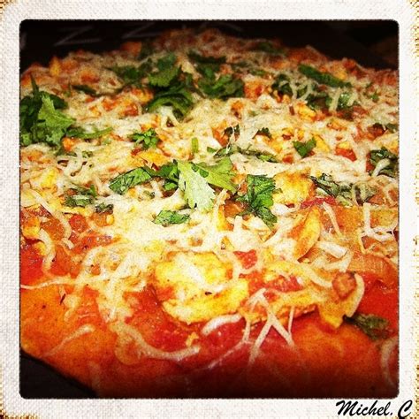 Pizza Au Poulet Et Au Curry Laignanais Gourmand