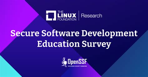 Participate In Our Survey On Secure Software Development Education Open Source Security