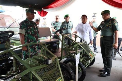 Menhan Prabowo Subianto Tengok Inovasi Komando Teritorial