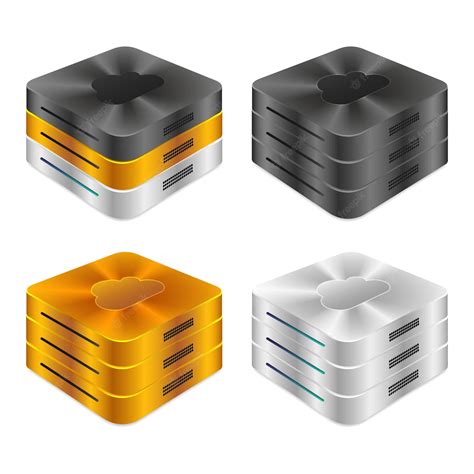 Premium Vector Rack Hosting Server Illustration