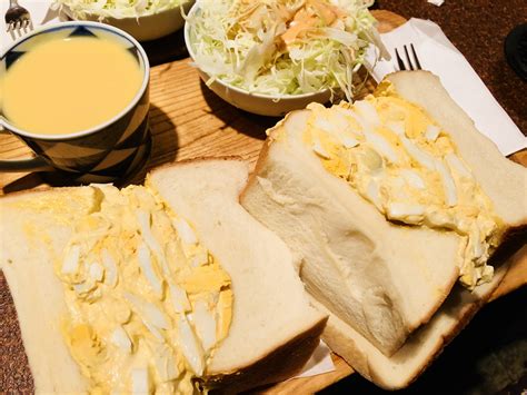 アメリカン「タマゴサンド」 いちめんの たまごサンド
