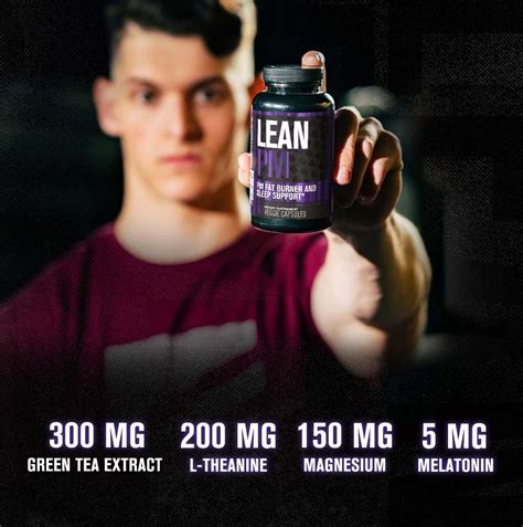 Lean Pm Quemador De Grasa Nocturno Suplemento Para Dormir Y Supresor