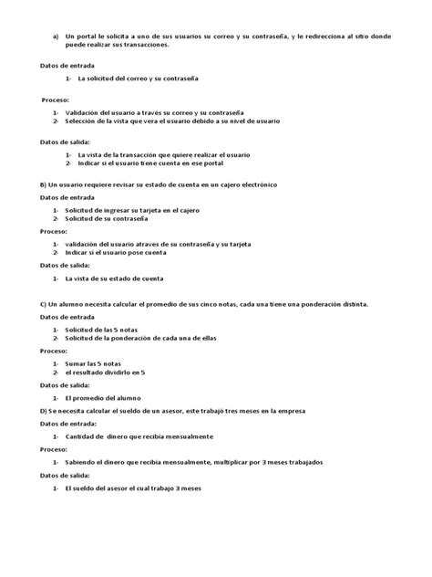 Tarea Fundamentos De Programacion Pdf Contraseña Informática