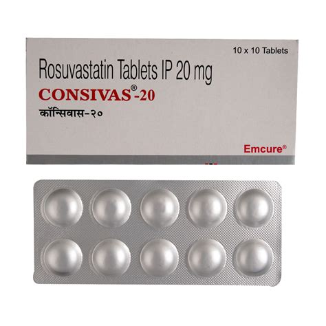 Buy Consivas 20mg 10 Tablets Online At Best Prices Wellness Forever