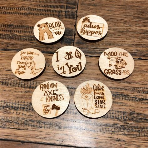 Pun Magnets Joke Decorations Dad Jokes Words Of Encouragement Etsy