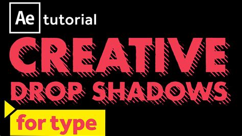 Text Drop Shadow In After Effects Neatmens