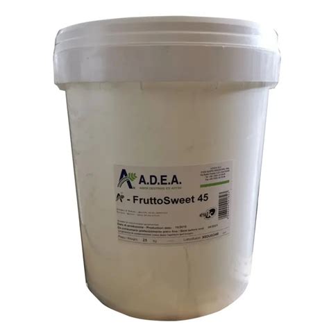 NUTRIMENTO FRUTTOSWEET SUGAR45 VENDUTO IN SECCHIELLO DA 25 KG Pitarresi
