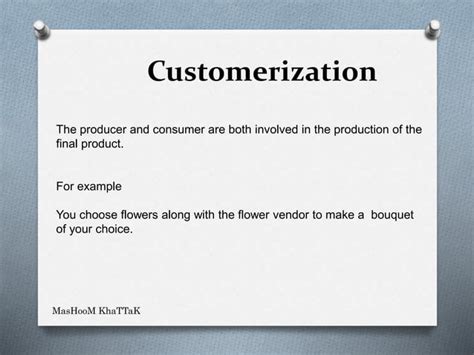 Diffrence Between Customization And Customerization PPT