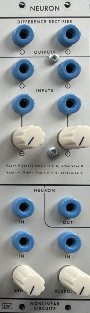 loudest warning neuron diff rect serge module on modulargrid