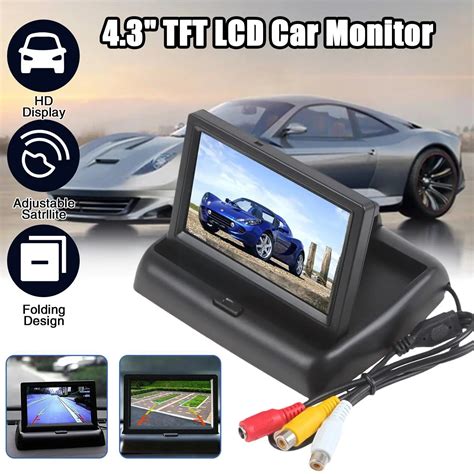 4 3 Inch TFT LCD Screen For Vehicle Screen Car Monitor Rearview Reverse