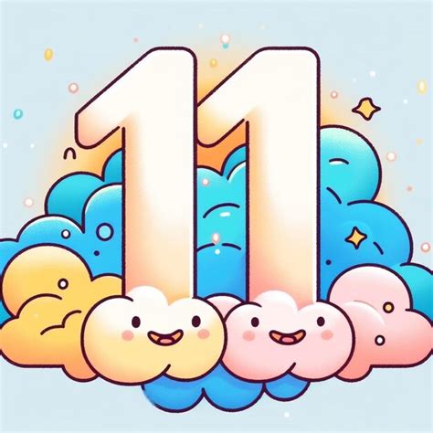 Premium Photo Funny Number