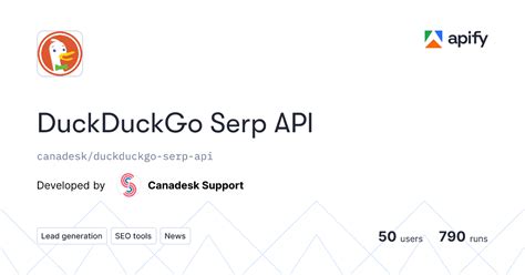 Duckduckgo Serp Api · Apify
