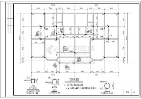 某二层两户双联式田园别墅建筑结构施工图带效果图居住建筑土木在线