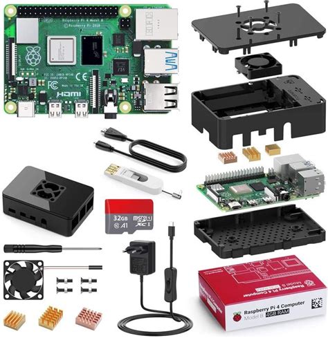 raspberry pi 4 model b kit u30104gb ram 32gb u3011 de segunda mano
