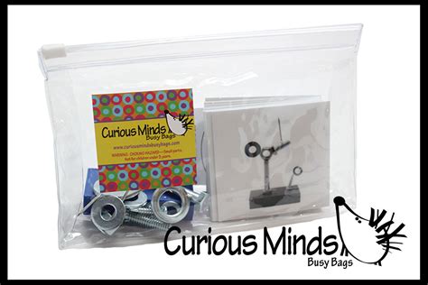 Magnetic Nuts And Bolts Pattern Busy Bag Teach Magnetism And Visual