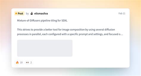 @elismasilva on Hugging Face: "Mixture-of-Diffusers pipeline tiling for ...